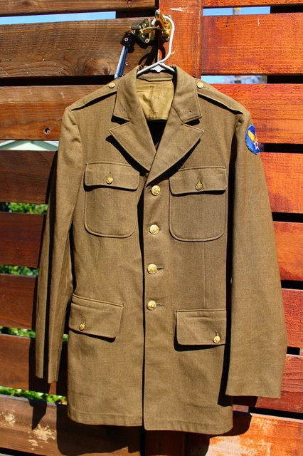 ORIGINAL WWII-ERA US Army Air Corps Uniform Jacket With Laundry Number ...