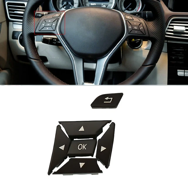 LEFT STEERING WHEEL Switch Button Fit For Mercedes C/E/GLK-Class W204 ...