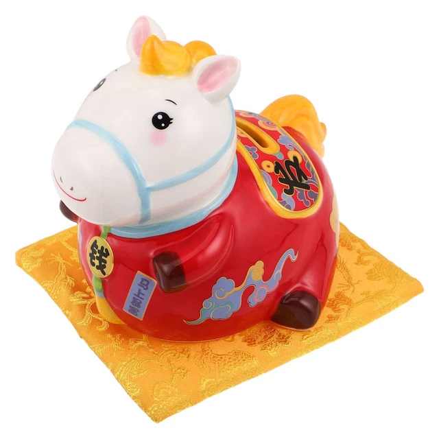 CERAMIC HORSE MONEY Bank - 2026 Zodiac Horse Coin Holder - Money Box ...