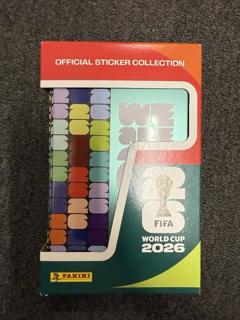 PANINI OFFICIAL FIFA World Cup 2026 Sticker MEGA TIN - 16 Packets, 112 ...