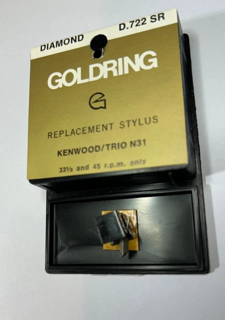 GOLDRING TURNTABLE STYLUS D 722 SR Kenwood Trio N31 N37 $20.00 ...