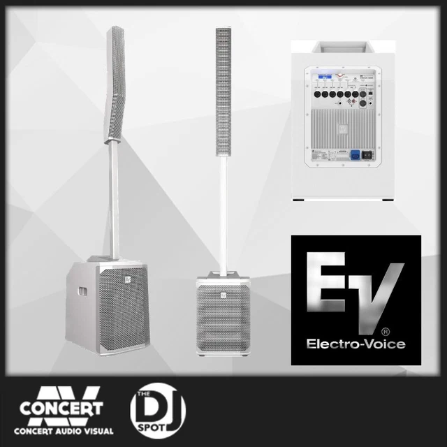 PRODUCT ELECTRO-VOICE EVOLVE 50M Portable Powered Column System (White) +Mixer $3,699.00 ...