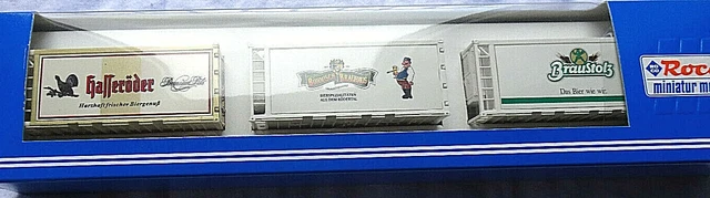 ROCO 1809 CONTAINER-SET 3 Stück OVP 1:87 H0 unbespielt EUR 17,59 ...
