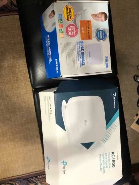 4 UNIT MODEM Router, TP-Link AC1600, Billion BIPAC 8800AXL, Linksys ...