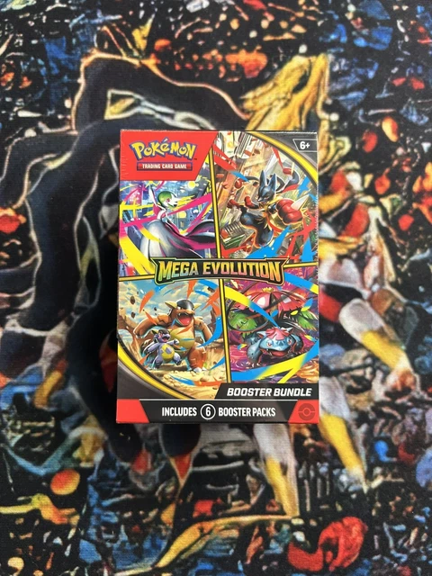 POKÉMON TCG: MEGA Evolution Booster Bundle (6 Packs) - New and Sealed ...