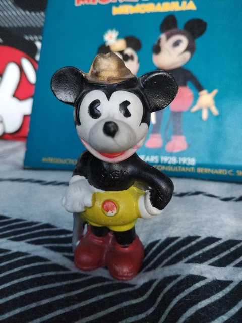 VINTAGE RARE BISQUE Mickey Mouse Pie Eye Figure Old & rare 1930's Japan ...