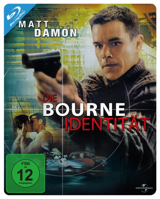 DIE BOURNE IDENTITÄT Blu-Ray Steelbook Matt Damon Actionfilm EUR 3,95 - PicClick DE