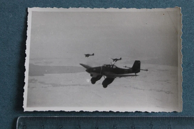 FOTO PHOTO 68106 WW2 Flugzeug airplane JU87 JU 87 Junkers Stuka ...