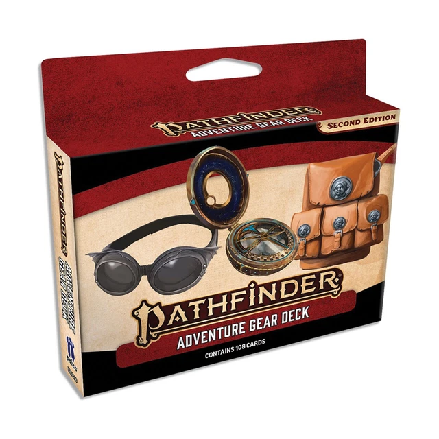 PAIZO PATHFINDER 2E Adventure Gear Deck VG+/NM $22.99 - PicClick
