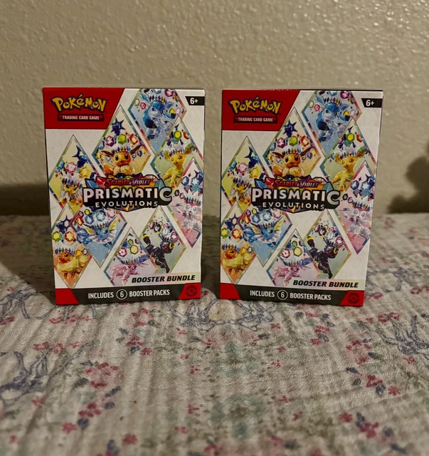 (2) POKÉMON TCG: Prismatic Evolutions - Booster Bundle Box - Sealed £ ...