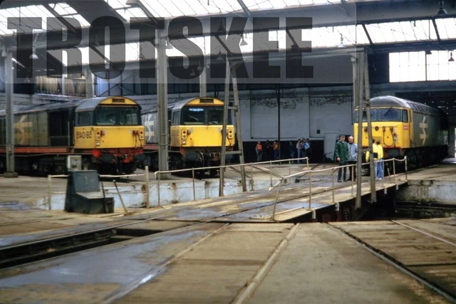 35MM SLIDE BR British Railways Scene View Barrow Hill Station 1987 ...