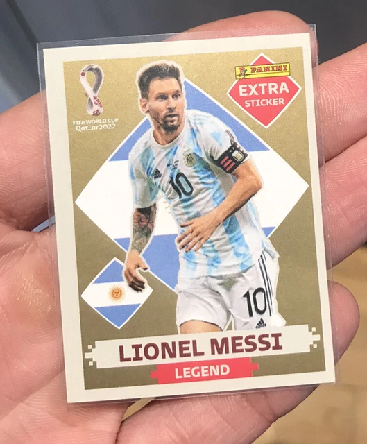 PANINI QATAR 2022 FIFA World Cup. Extra Sticker. Messi Gold Legend. £89.99 - PicClick UK