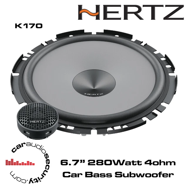 HERTZ UNO K170 - 17cm 6.7" 2-Way Car Audio Component Speakers 280W $147.44 - PicClick CA