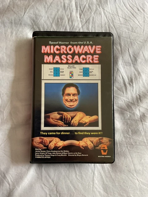 MICROWAVE MASSACRE VHS Pre Cert Horror Astra Video £70.00 - PicClick UK