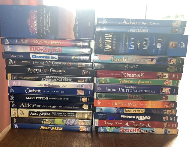 JOB LOT DISNEY DVD Bundle 26 Individual Plus Two Boxsets - Excellent ...