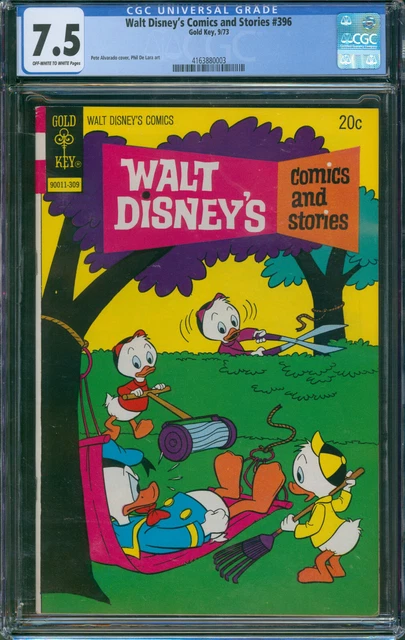 Walt Disneys Comics And Stories 396 Gold Key 1973 Cgc 7 5 129 99