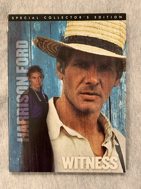 WITNESS SPECIAL EDITION DVD1985 Drama, Harrison Ford Peter Weir, Region ...