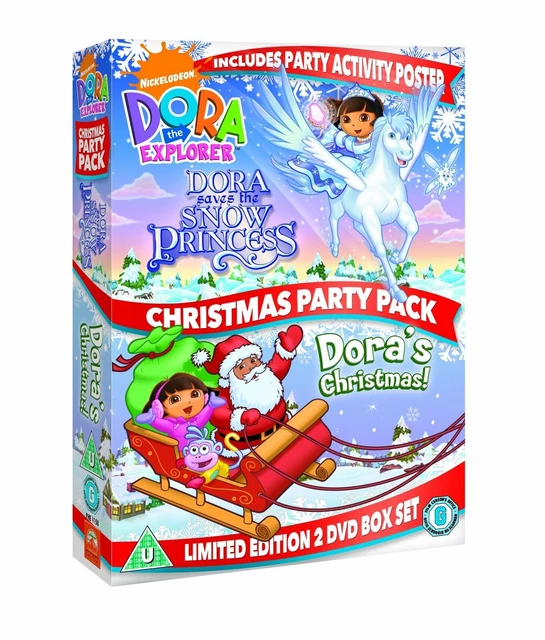 DORA THE EXPLORER: Dora's Christmas Party Pack [DVD] - Brand New ...