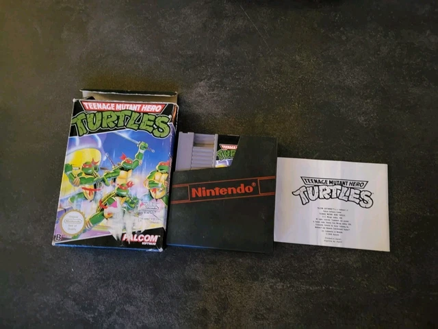 TEENAGE MUTANT HERO Turtles Tortues Ninja TMNT - Nintendo NES - Complet ...