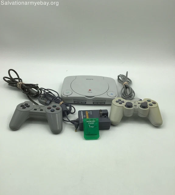 SONY PLAYSTATION PSONE PS1 Slim Console Powers On No Further testing No ...