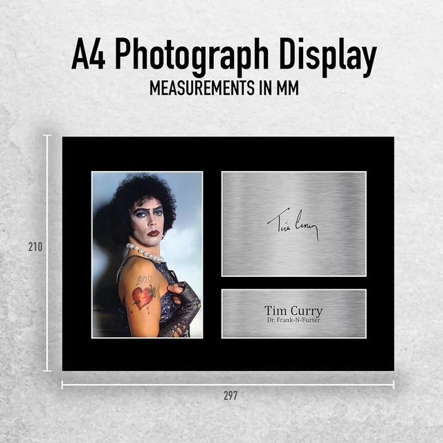 A4 TIM CURRY Autographed Rocky Horror Picture Show Art Print for ...