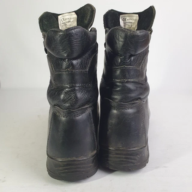 ALTBERG PEACEKEEPER P1 Boots Black Leather Military Combat Size 8 £39. ...