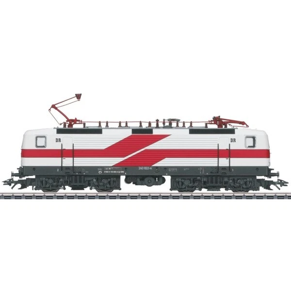 TRIX 22009 ELEKTROLOKOMOTIVE BR 143 243 Weiße Lady Ep. IV, DC-Sound H0 ...