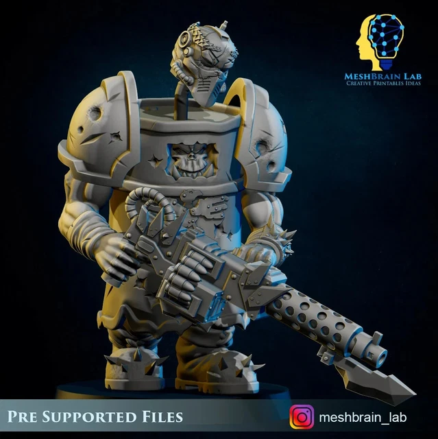 ORK SPACE MARINE Commando Stealth - Sci-Fi Orks - Meshbrain £9.99 ...