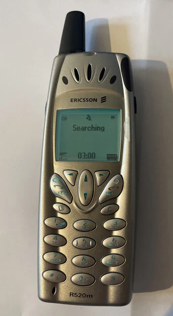 RARE ERICSSON R520M (Silver) - (2001, GSM) - Powers Up - Unlocked Retro ...