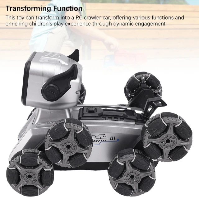 `RC STUNT ROBOT Toy Dog Robot Dog Remote Control Car Realistic For Home ...