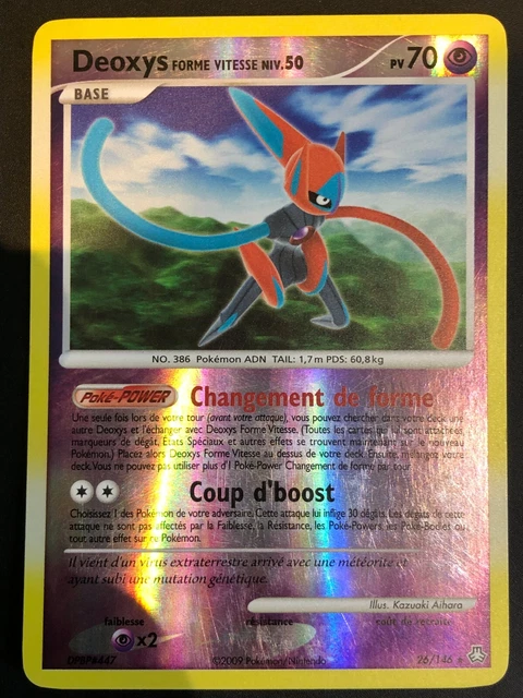 CARTE POKÉMON DEOXYS reverse 26/146 Diamant et Perle Éveil des Légendes EUR 10,15 - PicClick FR
