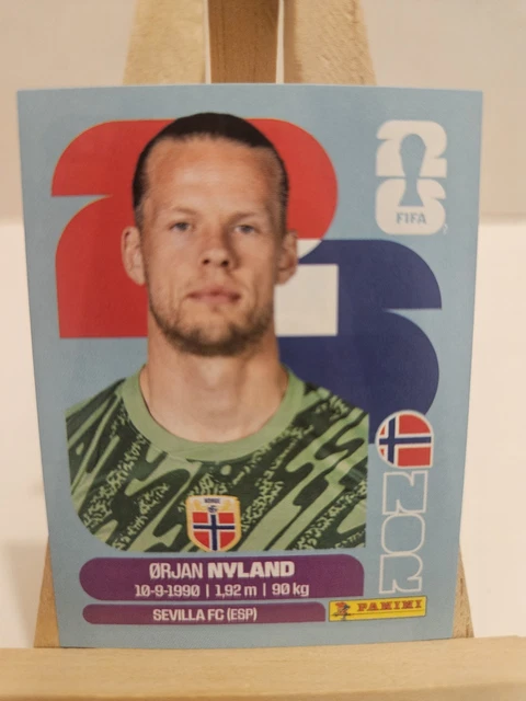 PANINI WORLD CUP 2026 Sticker ORJAN NYLAND Norway (NOR2) £1.17 ...