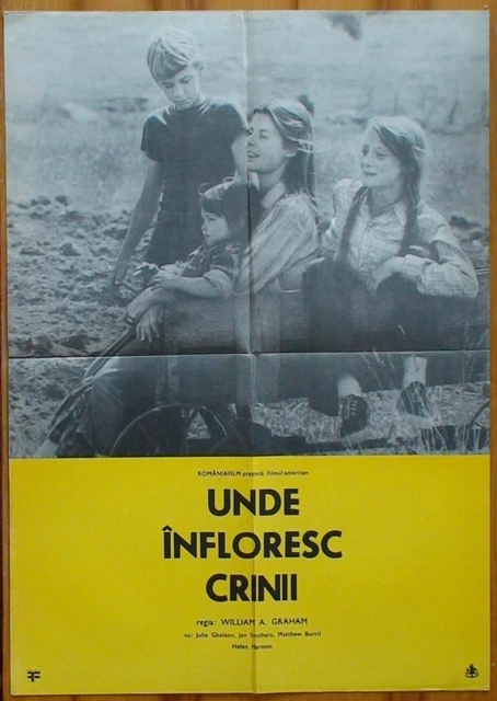 MOVIE POSTER=WHERE THE Lilies Bloom (1974)=(Julie Gholson, Jan Smithers ...