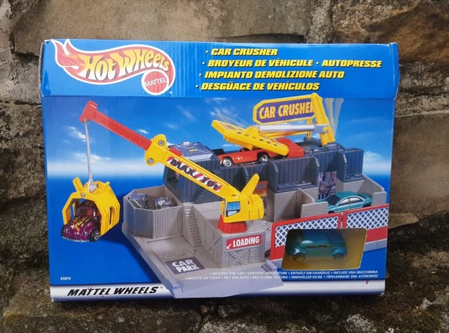 **VINTAGE SPIELSET*HOT WHEELS*MATTEL*CAR Crusher*Play~ Set 65874*Vw ...