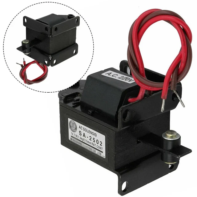 ELECTROIMÁN SOLENOIDE DE empuje AC220V 15N SA 2502 para diversos ...