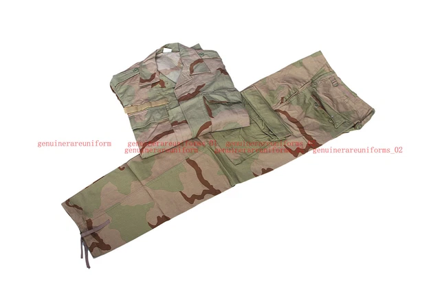 RARE GENUINE MIDDLE East Saudi Army Desert Camo BDU Uniform Top Pants ...