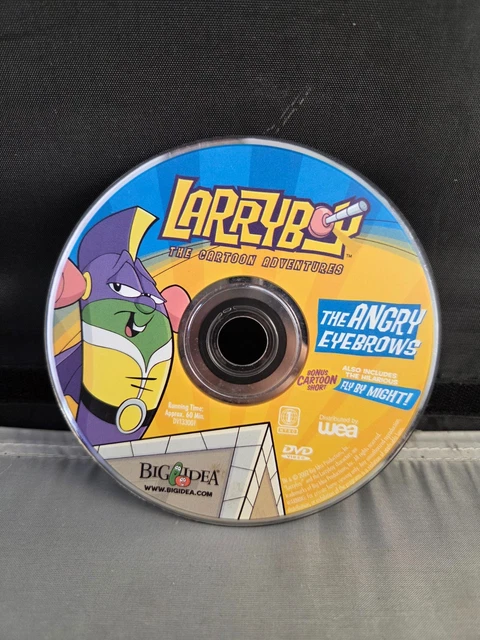 LARRYBOY THE CARTOON Adventures DVD The Angry Eyebrows Family Animation ...