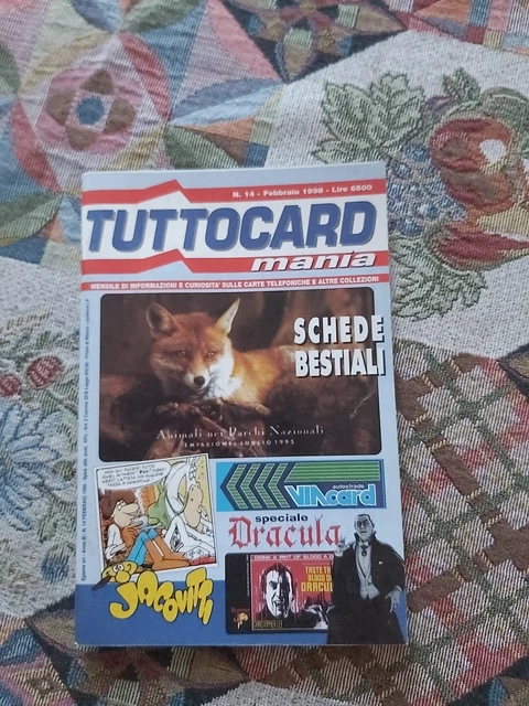 TUTTO CARD MANIA N. 14 Del 1998 Carte Telefoniche EUR 4,99 - PicClick IT