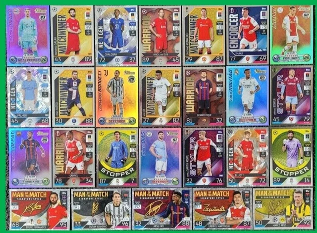 30% OFF! 2022-23 Match Attax Soccer Cards UEFA Special Foil Insert ...