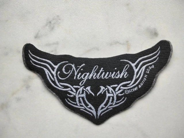 NIGHTWISH PATCH ORIGINAL 2004 SHAPED Vintage Aufnäher 10x5cm Symphonic ...