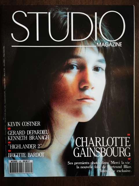 STUDIO MAGAZINE 1991 C. Gainsbourg - Kevin Costner - Mapplethorpe ...