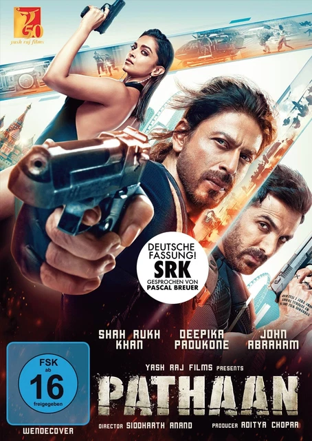 PATHAAN (DVD) KHAN Shah Rukh Padukone Deepika Abraham John Kapadia ...