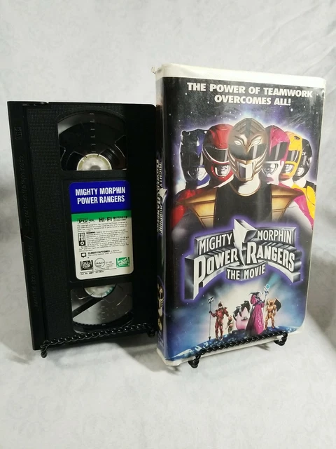 MIGHTY MORPHIN POWER Rangers: The Movie VHS, & Blue Classic Ranger ...