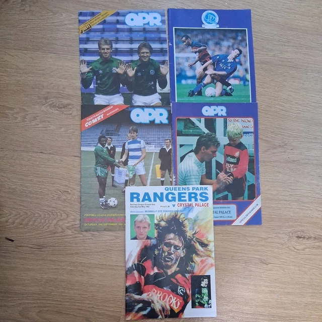 5 QUEENS PARK Rangers Programmes 1981 - 1992 £1.13 - PicClick UK