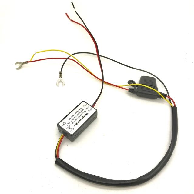 DAYTIME RUNNING LIGHTS Lamps DRL Auto Relay Switch Dim Variator Follow ...