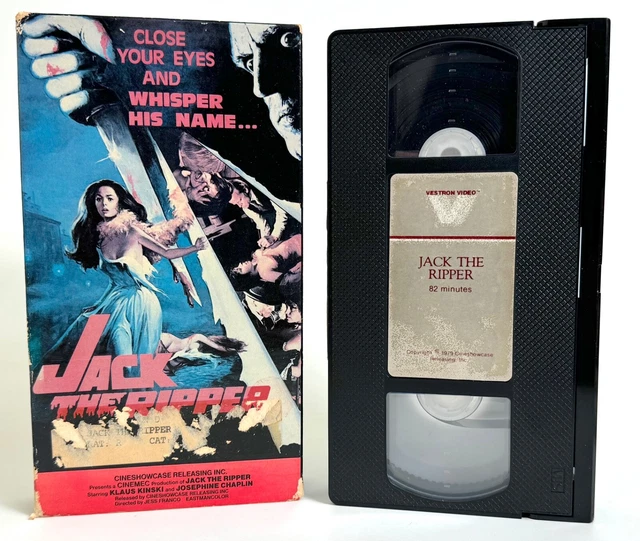 JACK THE RIPPER Vhs - Tested & Works - 1979 - Free Shipping - Horror £ ...