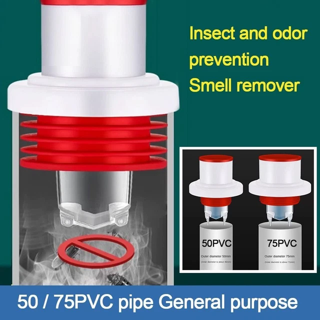 ONE WAY VALVE Drain Cover Sewer Pipe Seal Stopper Kitchen Bathroom ...