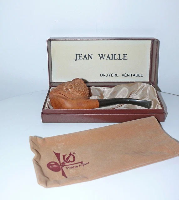 PIPE ANCIENNE JEAN WAILLE sculpture à l'effigie de Georges BRASSENS EUR ...