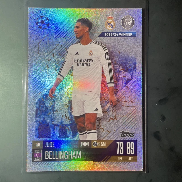 MATCH ATTAX 2024-25 Jude Bellingham Real Madrid Attax Foil Card #129 £0 ...