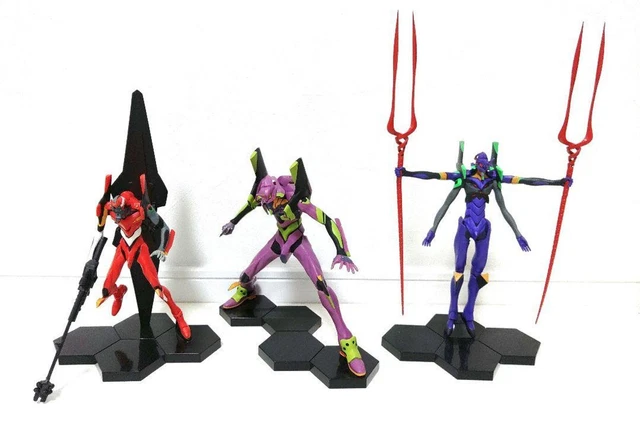 EVANGELION SEGA PREMIUM EVA Series Figure Unit-01 Unit-02 Unit-13 Set ...